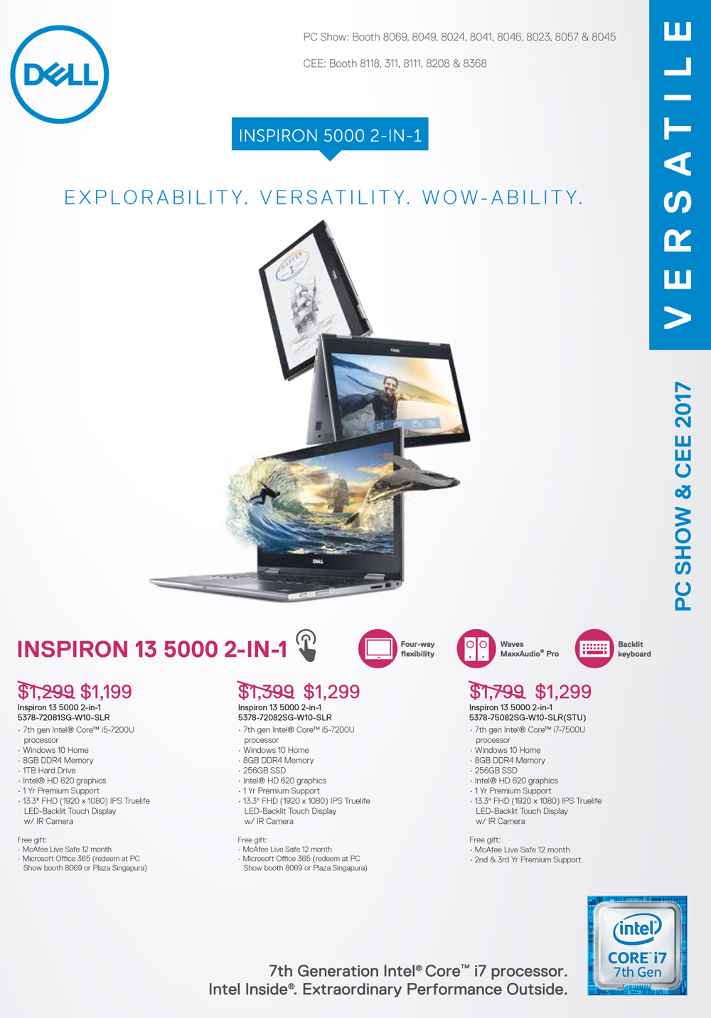 Dell Flyer - Pg 1 Brochures from PC Show 2017 Singapore on Tech Show Portal - HardwareZone.com.sg