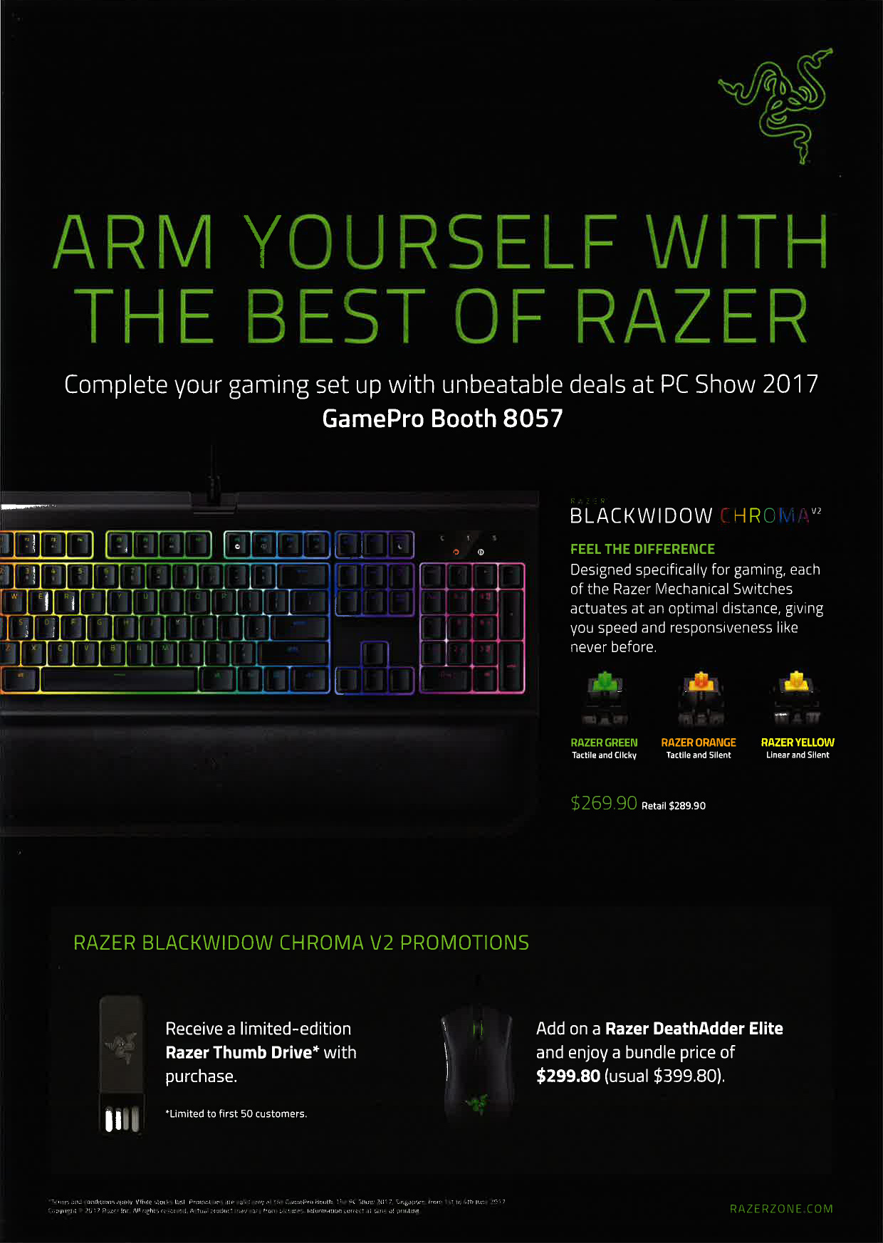 Razer Accessories - Pg 1 Brochures from PC Show 2017 Singapore on Tech ...