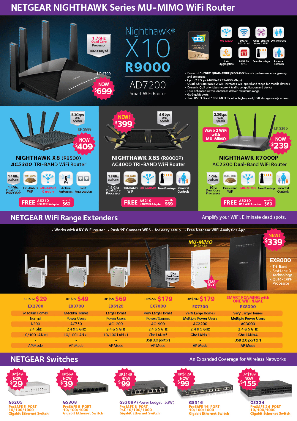 Netgear Routers Brochures from SITEX 2017 Singapore on Tech Show Portal ...