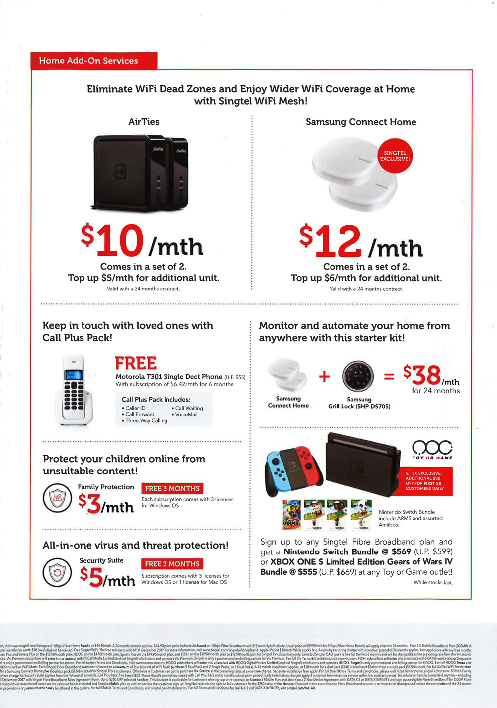 Singtel Fiber Bundles - Pg 2 Brochures from SITEX 2017 Singapore on ...