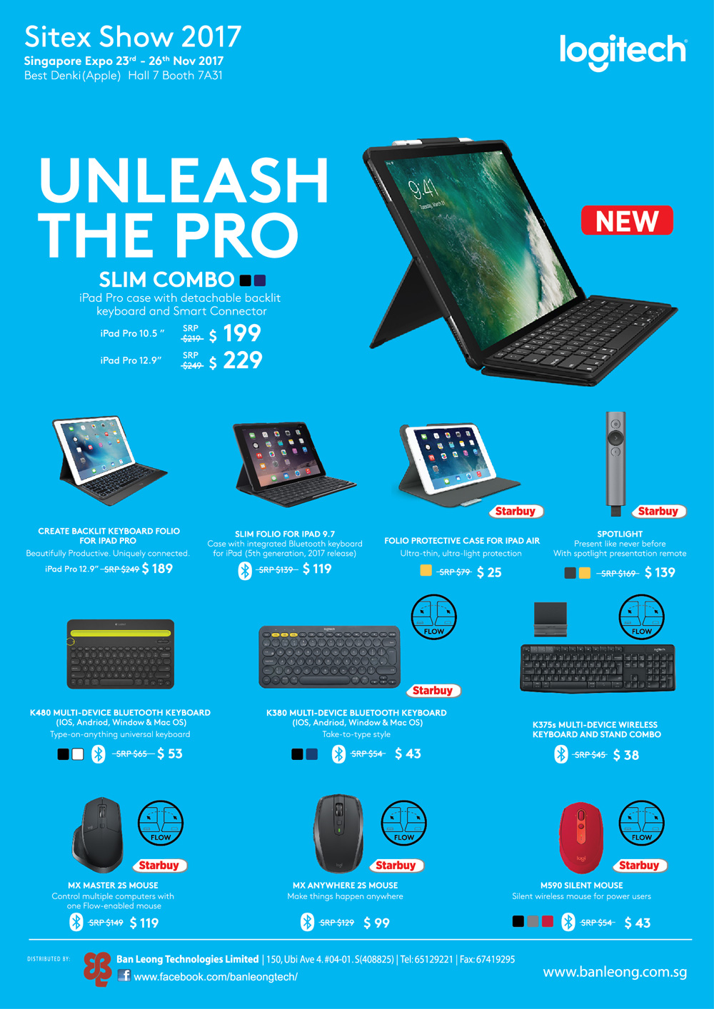 Logitech Input Devices - Pg 1 Brochures from SITEX 2017 Singapore on ...