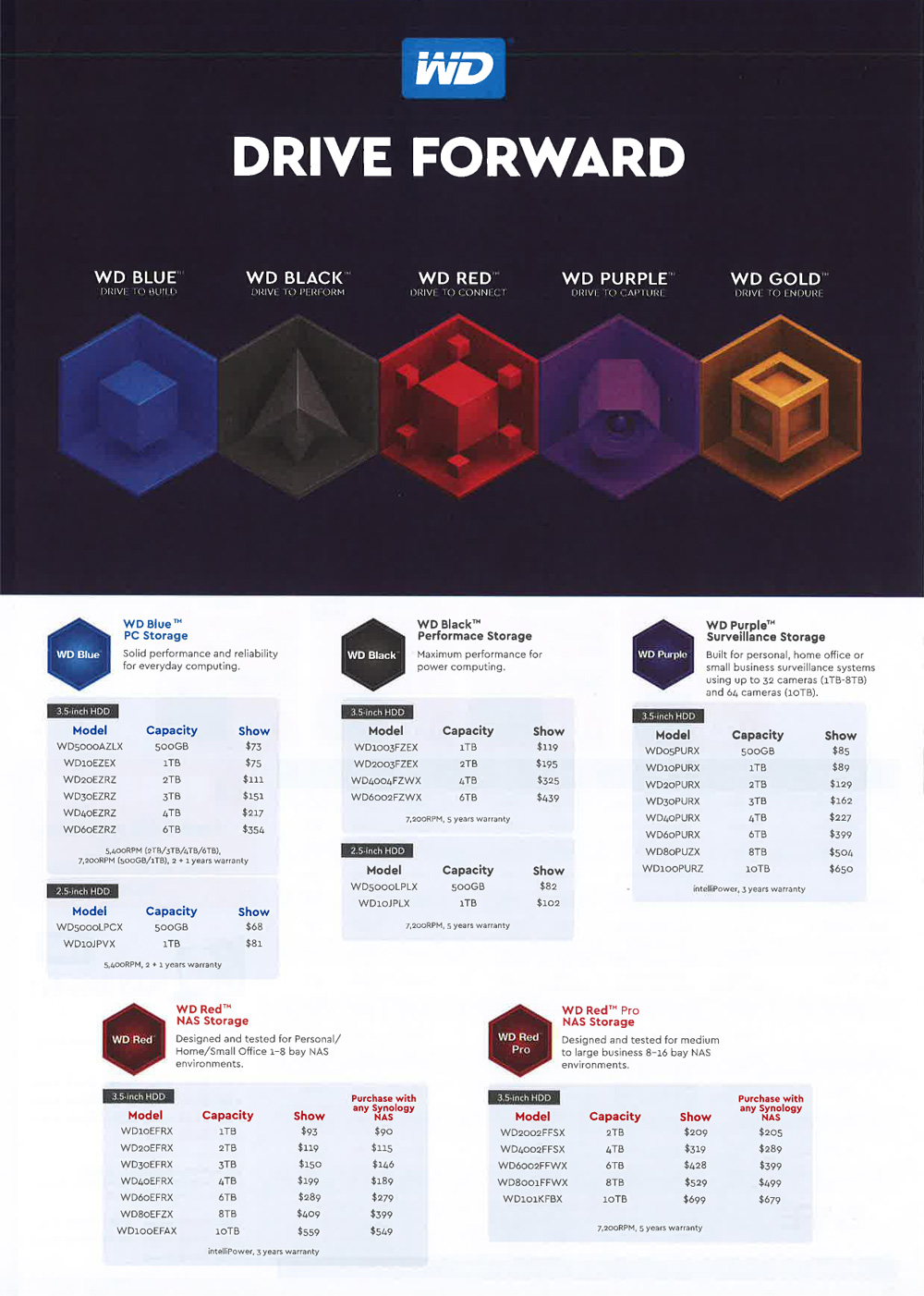 WD Drives Brochures from SITEX 2017 Singapore on Tech Show Portal ...