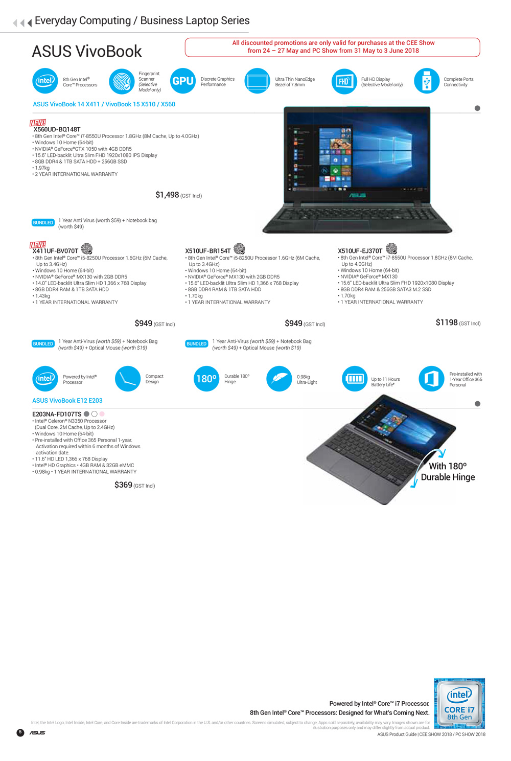 ASUS Product Guide - Pg 05 Brochures from CEE 2018 on Tech Show Portal ...