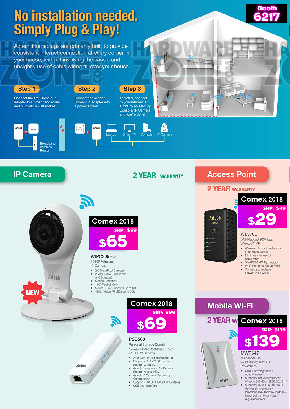 Aztech - page 1 Brochures from COMEX 2018 Singapore on Tech Show Portal ...