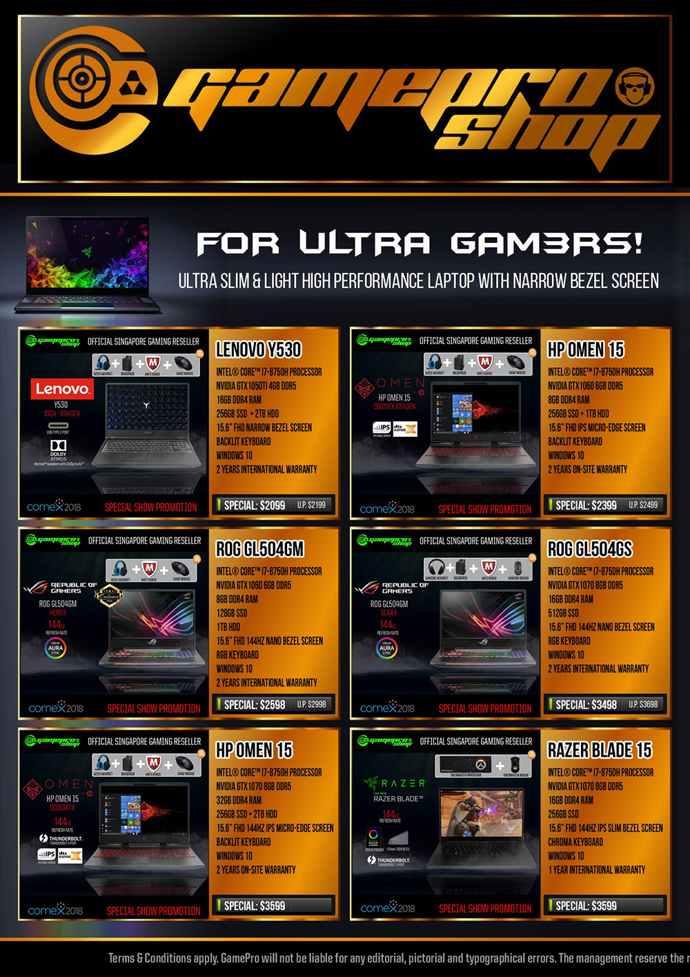 GamePro - Pg 2 Brochures from COMEX 2018 Singapore on Tech Show Portal ...