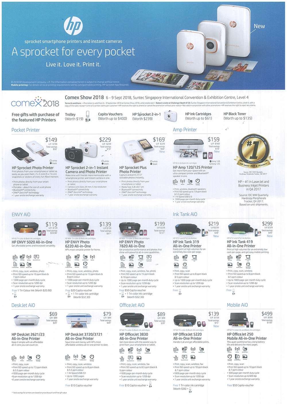 HP Printers - Pg 1 Brochures from COMEX 2018 Singapore on Tech Show ...