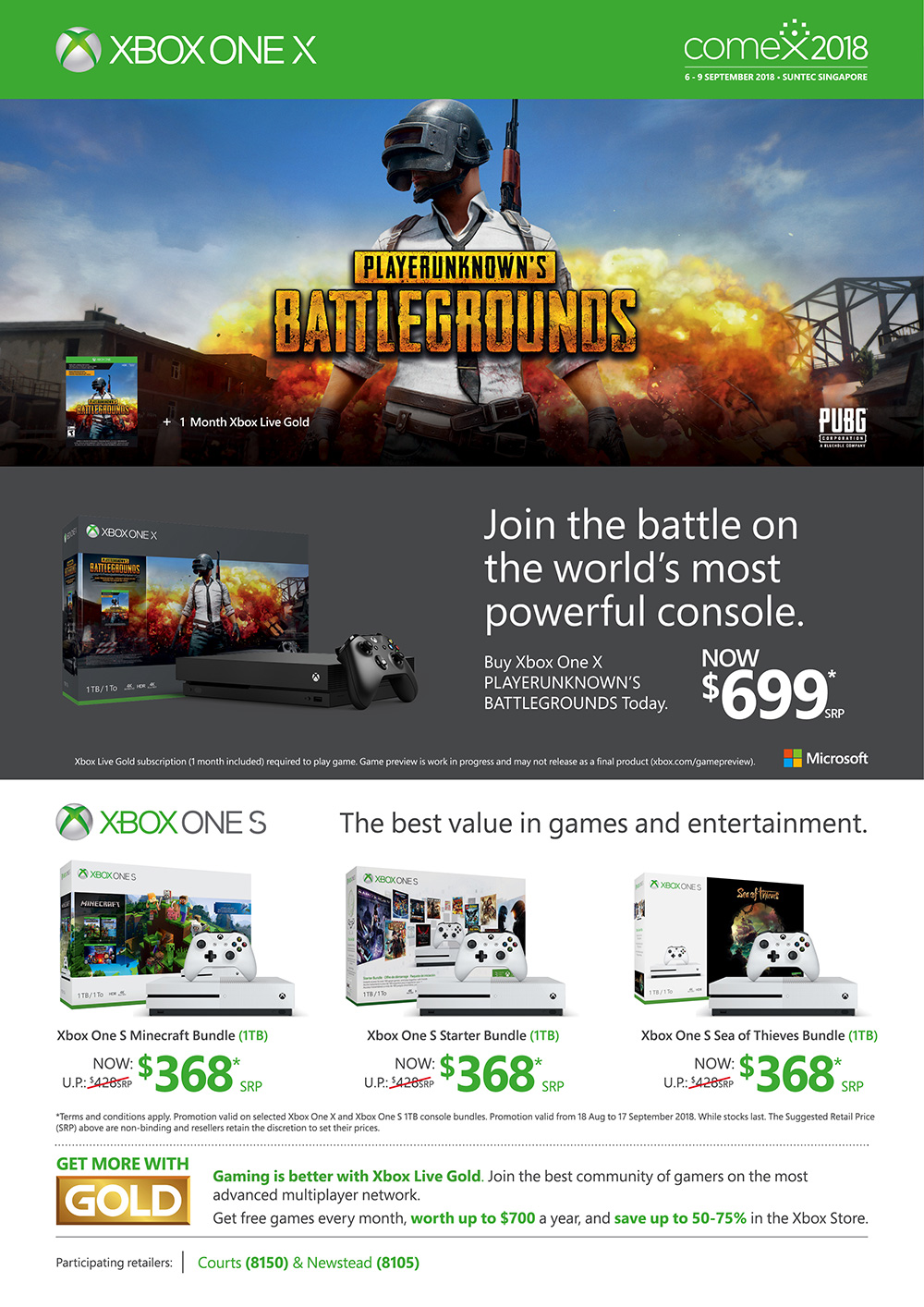 Microsoft Xbox Brochures from COMEX 2018 Singapore on Tech Show Portal ...