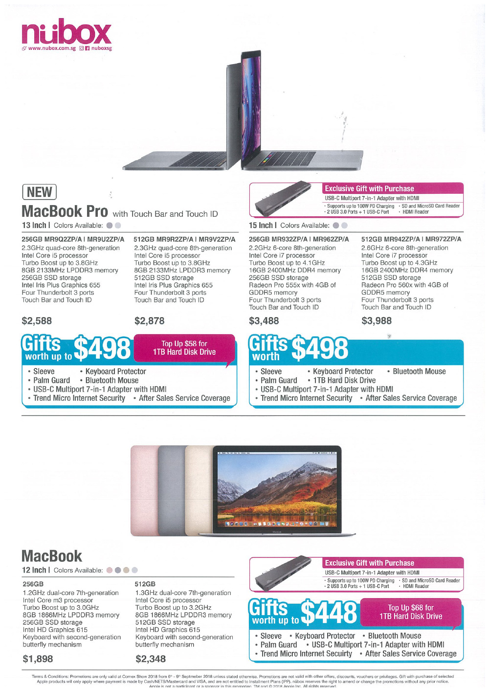 Apple MacBook - page 2 Brochures from COMEX 2018 Singapore on Tech Show ...