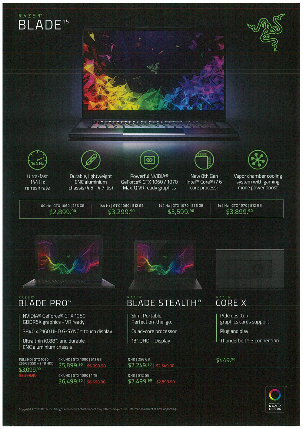 Razer - page 1 Brochures from COMEX 2018 Singapore on Tech Show Portal ...