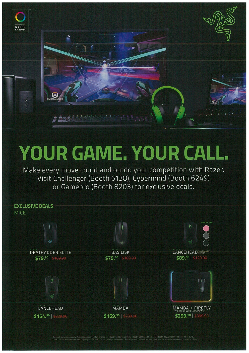 Razer - page 2 Brochures from COMEX 2018 Singapore on Tech Show Portal ...