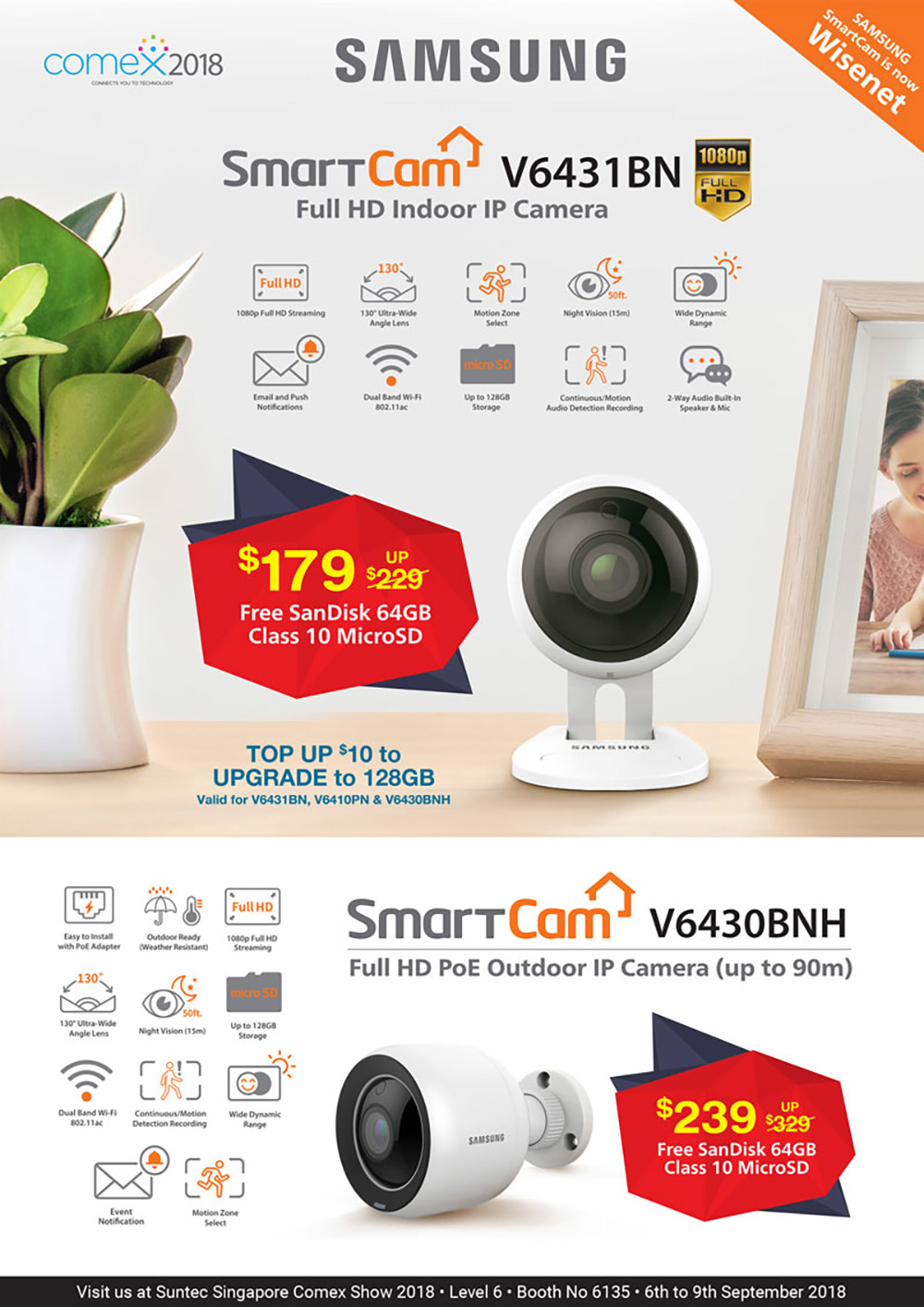 Samsung SmartCam / Wisenet - Pg 1 Brochures from COMEX 2018 Singapore ...