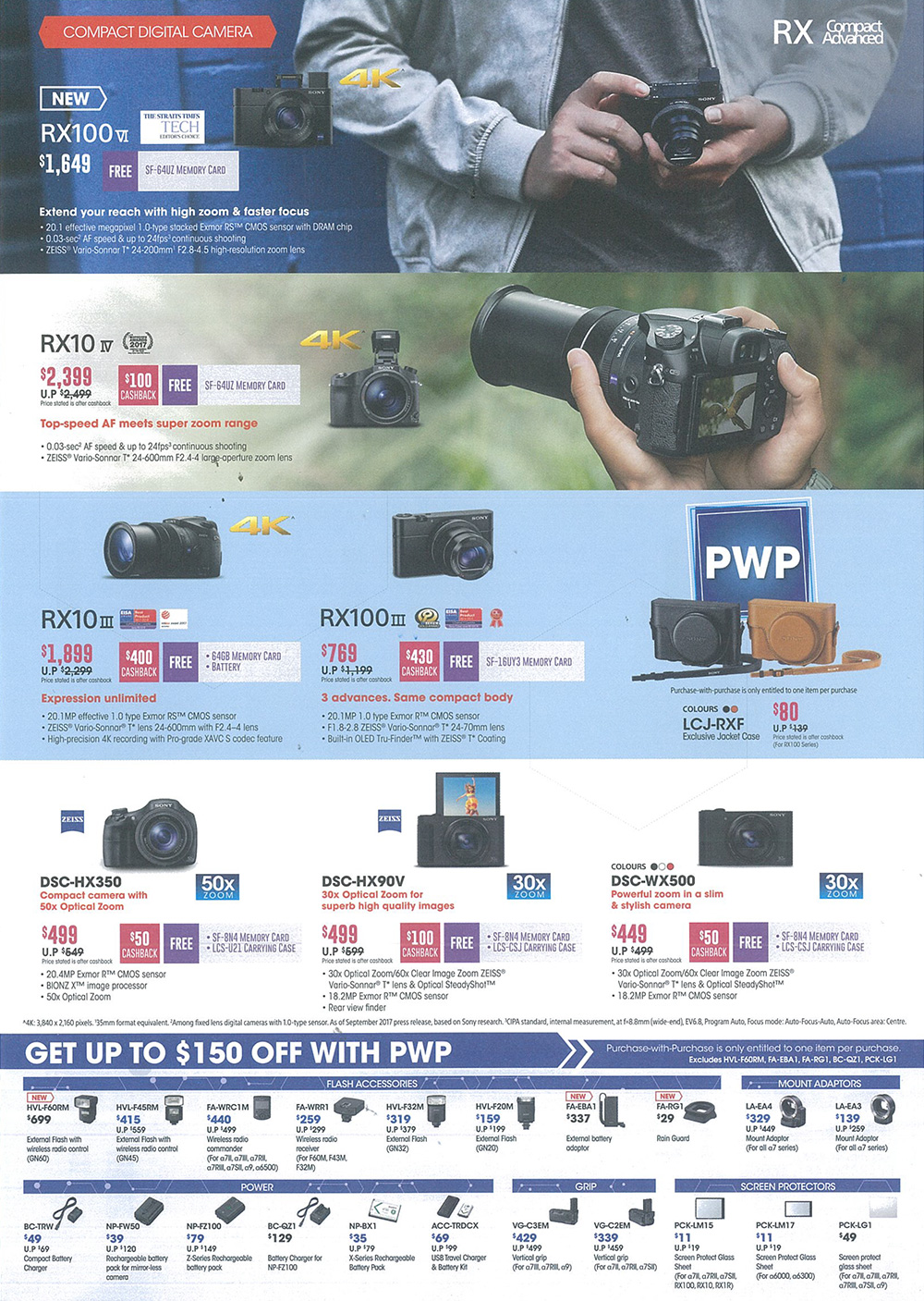 Sony Cameras - Pg 3 Brochures from COMEX 2018 Singapore on Tech Show ...