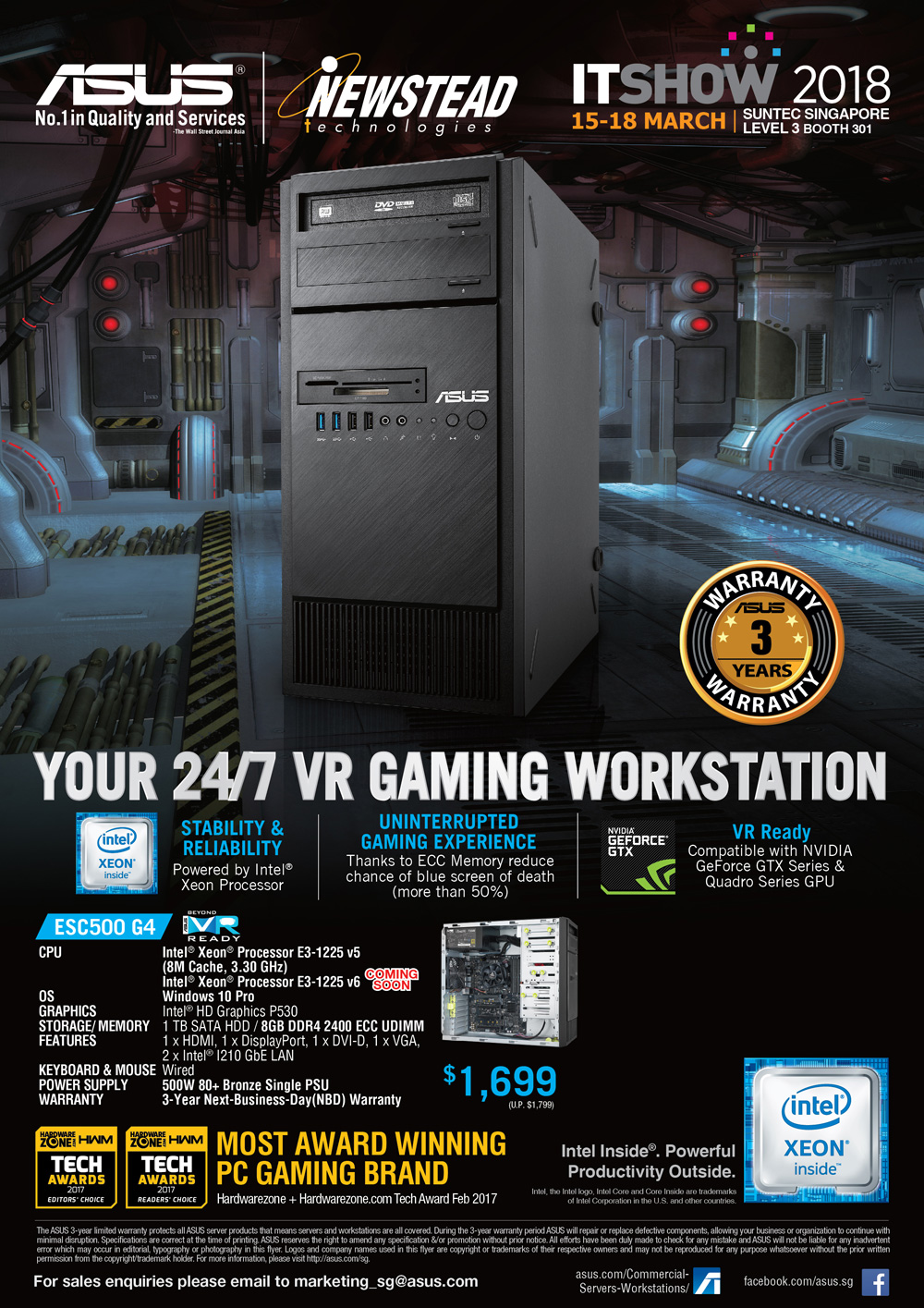 ASUS Workstation Brochures from IT Show 2018 Singapore on Tech Show ...