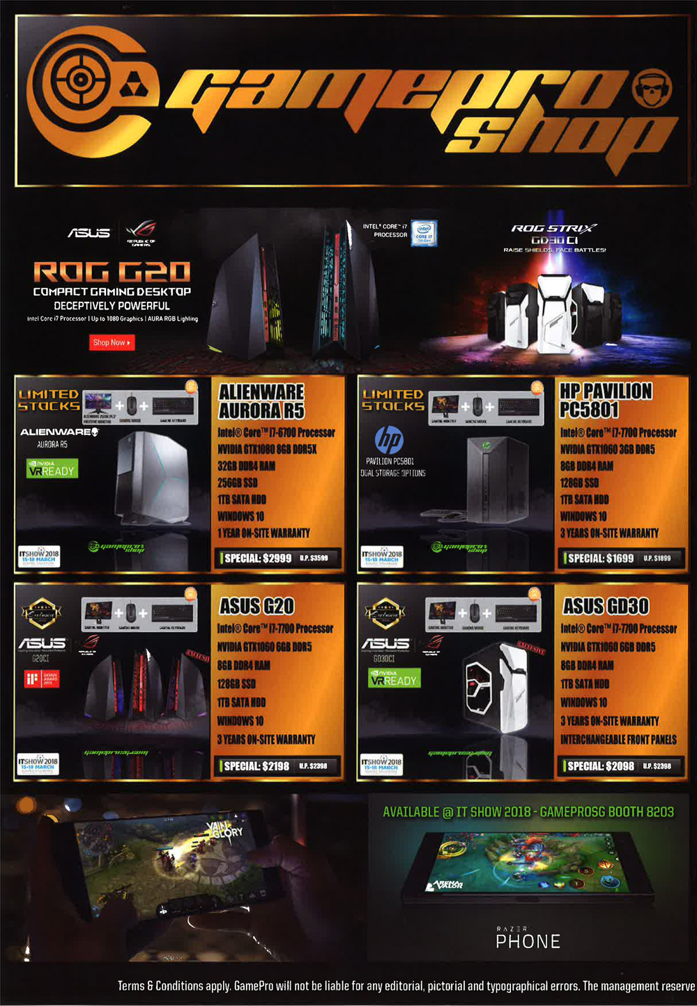 GameProSG - Pg 2 Brochures from IT Show 2018 Singapore on Tech Show Portal - HardwareZone.com.sg