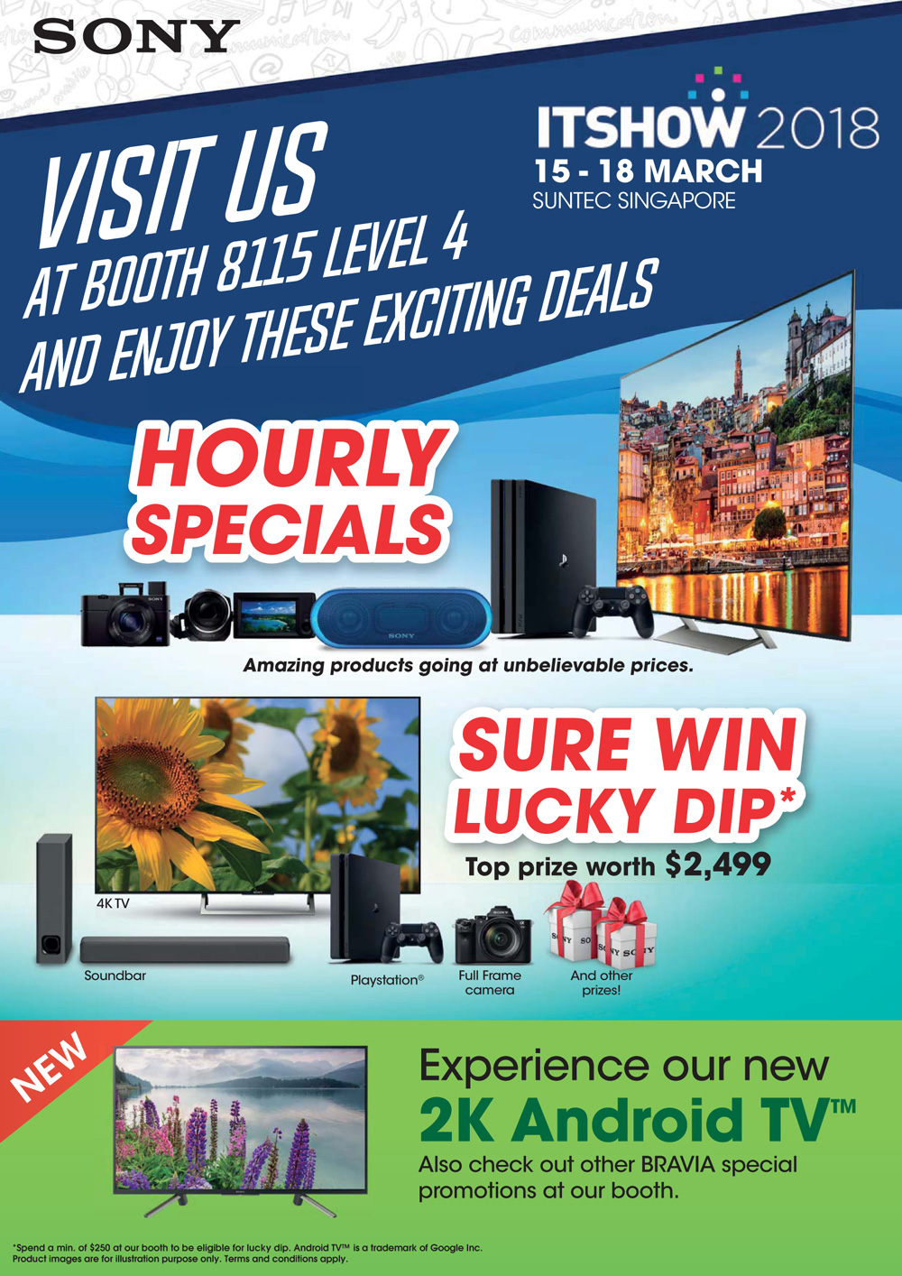 Sony @ IT Show 2018 Brochures from IT Show 2018 Singapore on Tech Show ...