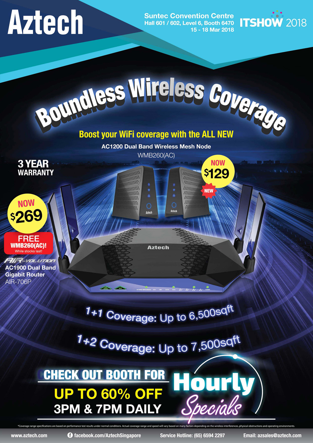 Aztech - Pg 1 Brochures from IT Show 2018 Singapore on Tech Show Portal ...