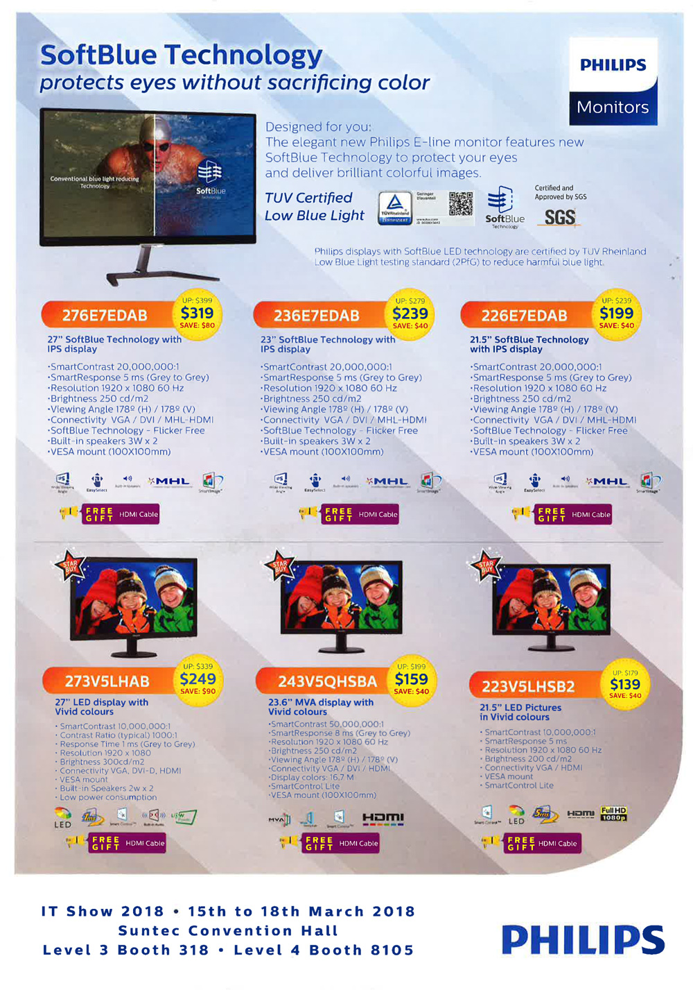 Philips Monitors - Pg 2 Brochures from IT Show 2018 Singapore on Tech ...