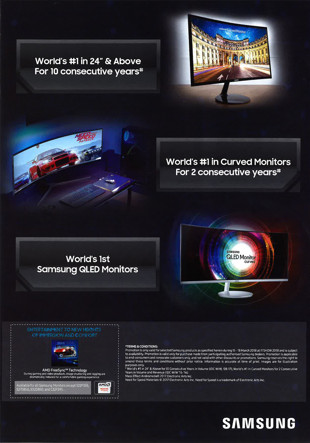 Samsung Monitors - Pg 15 Brochures from IT Show 2018 Singapore on Tech ...