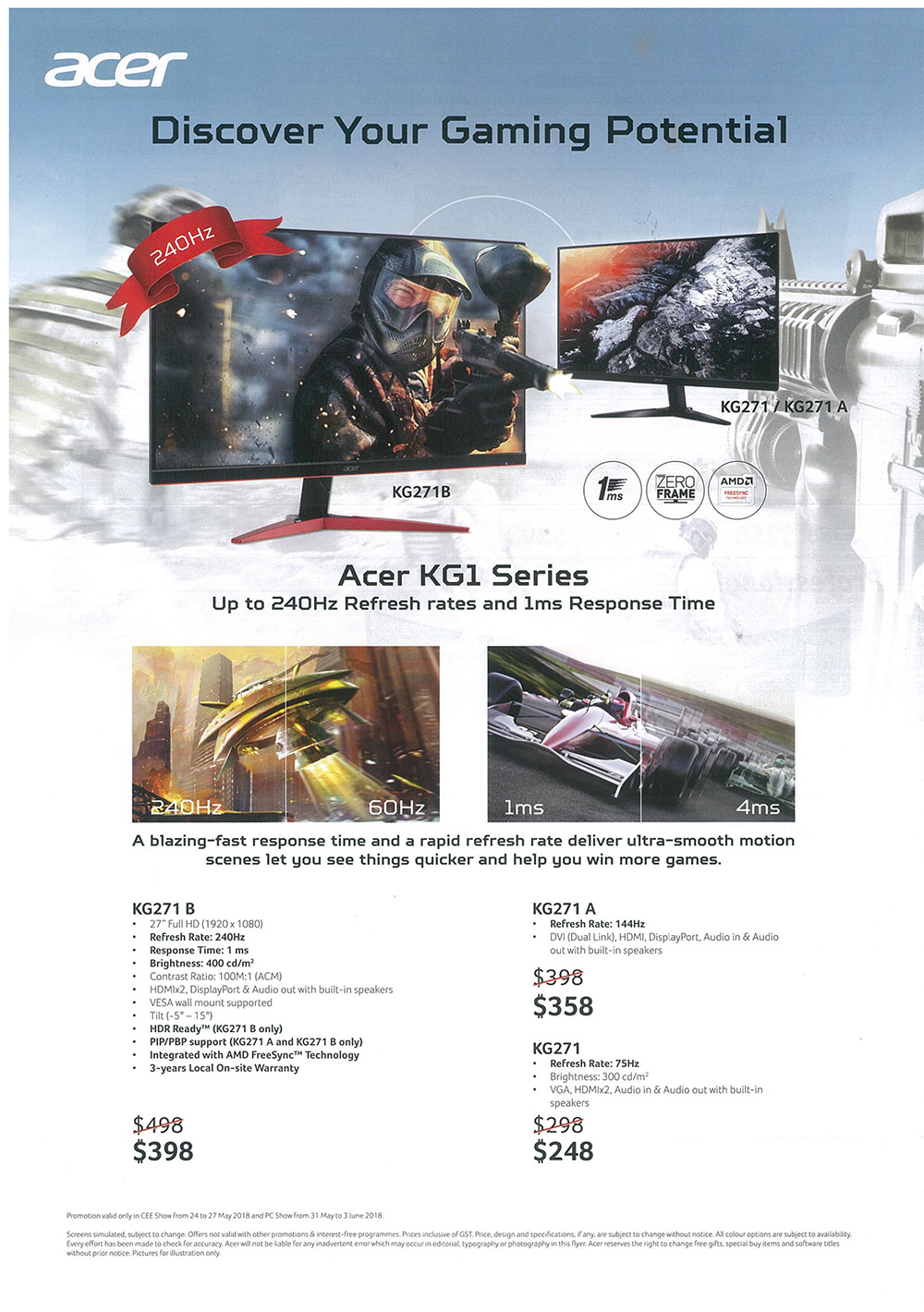Acer monitors - page 1 Brochures from PC Show 2018 on Tech Show Portal ...