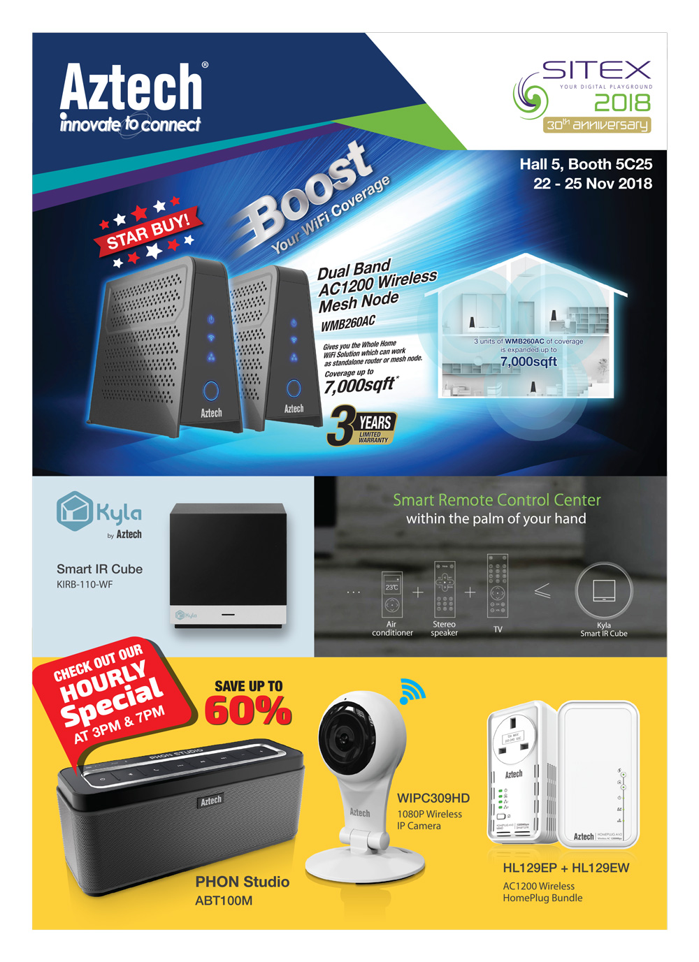 Aztech Brochures from SITEX 2018 Singapore on Tech Show Portal ...