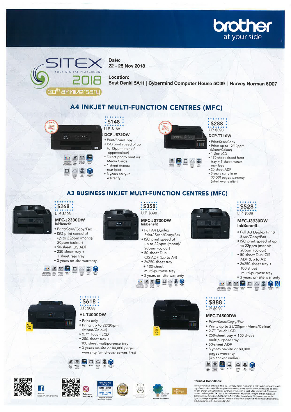 Brother printers - page 2 Brochures from SITEX 2018 Singapore on Tech ...