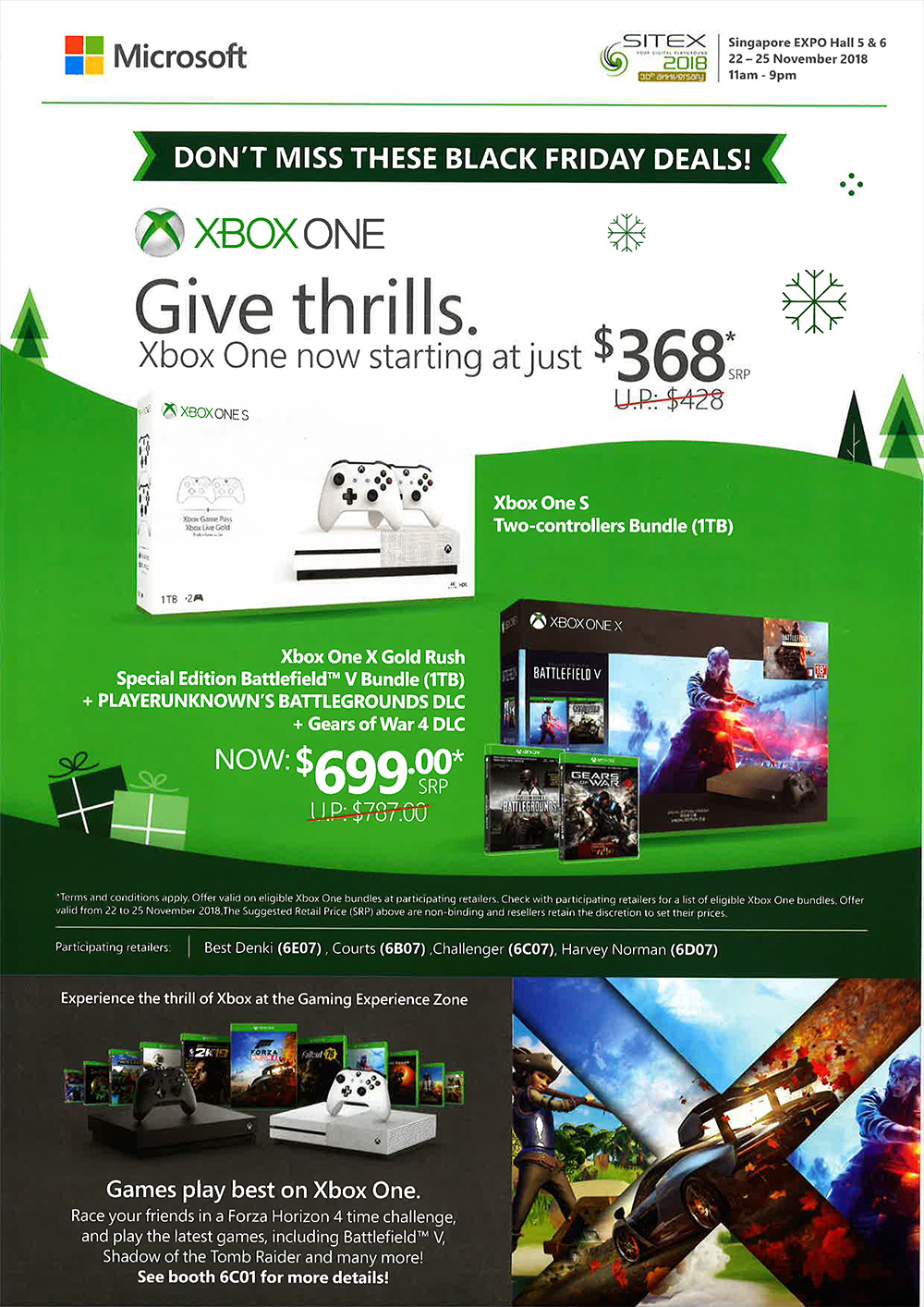 Microsoft Xbox Brochures from SITEX 2018 Singapore on Tech Show Portal ...