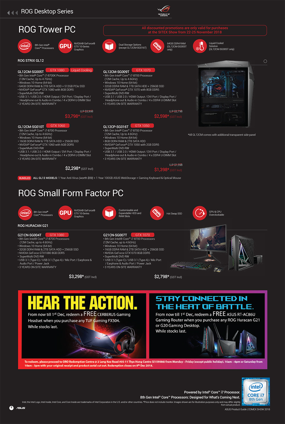 ASUS Product Guide - Pg 08 Brochures from SITEX 2018 Singapore on Tech ...