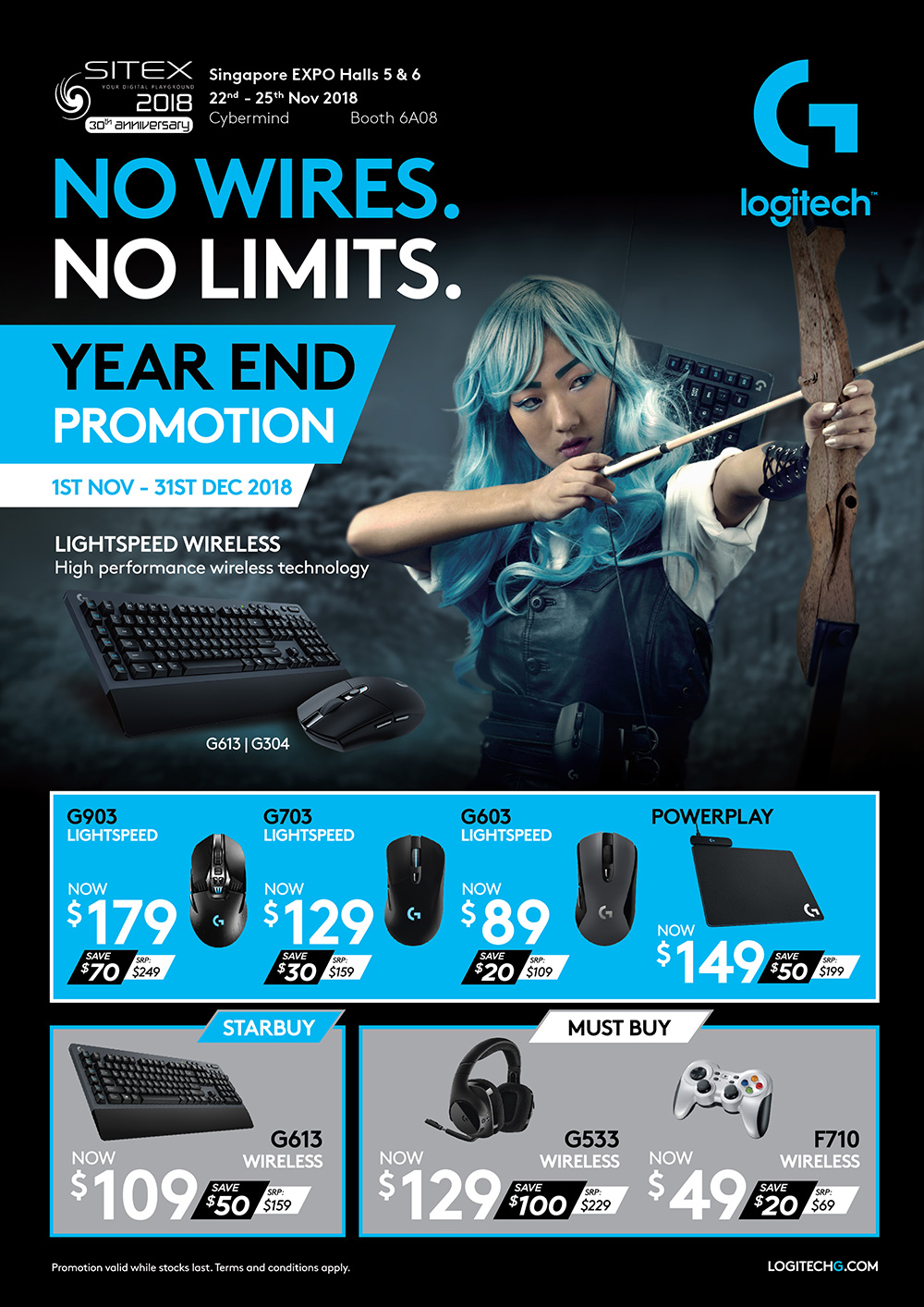 Logitech G - Pg 2 Brochures from SITEX 2018 Singapore on Tech Show ...