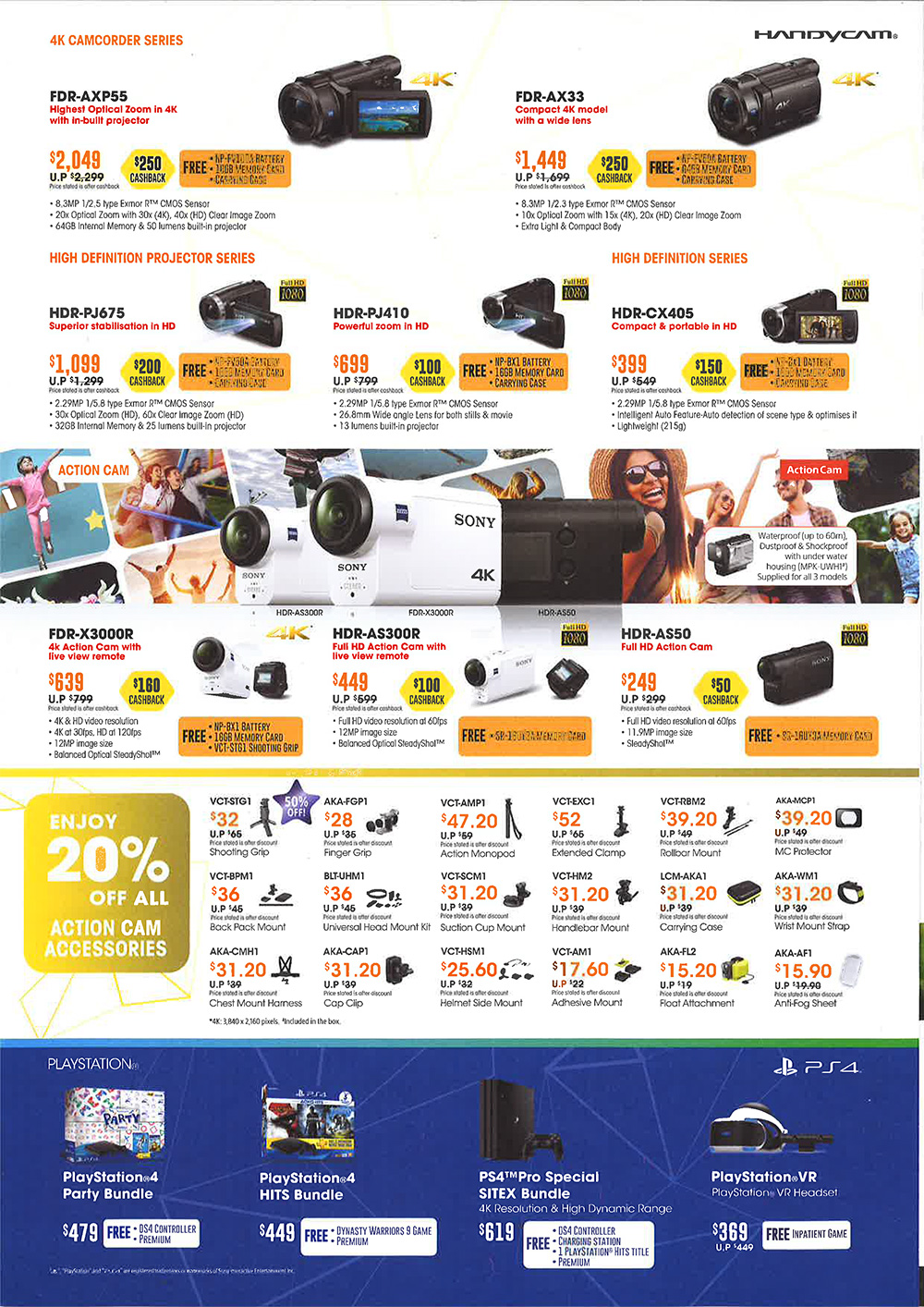 Sony Cameras - Pg 3 Brochures from SITEX 2018 Singapore on Tech Show ...