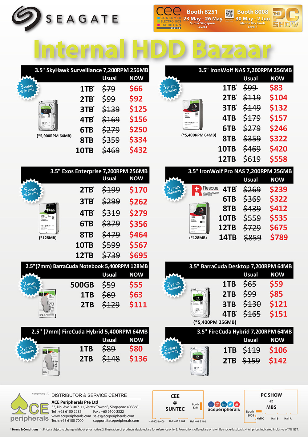 Seagate - Internal HDD - Pg 01 Brochures from CEE 2019 on Tech Show ...