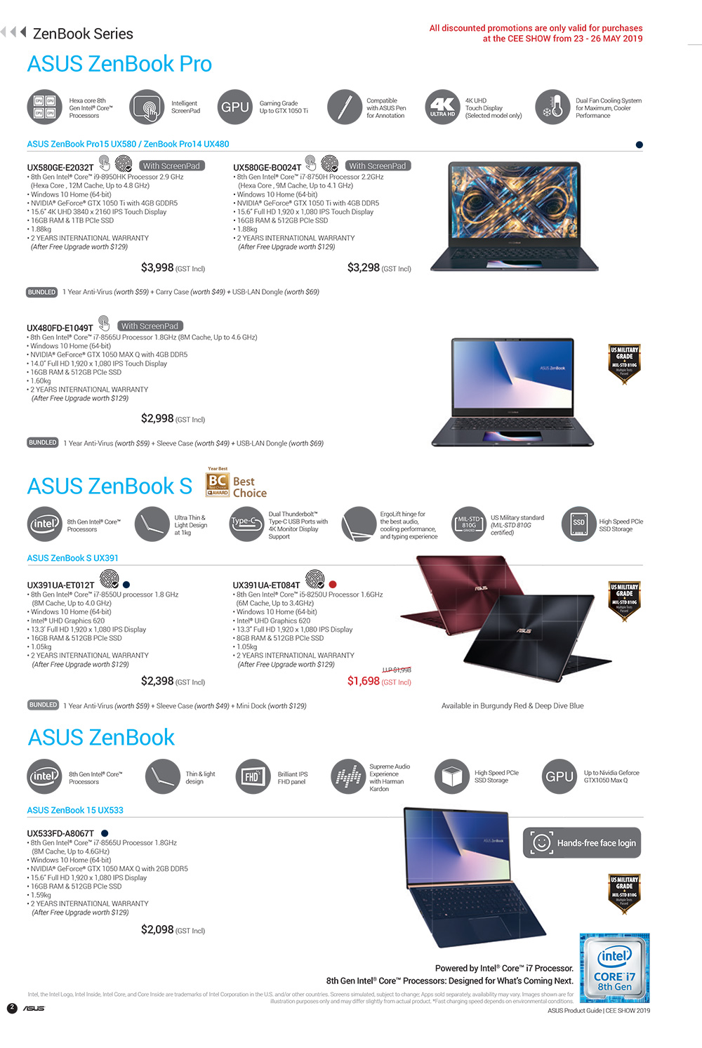 ASUS Product Guide - Pg 02 Brochures from CEE 2019 on Tech Show Portal ...