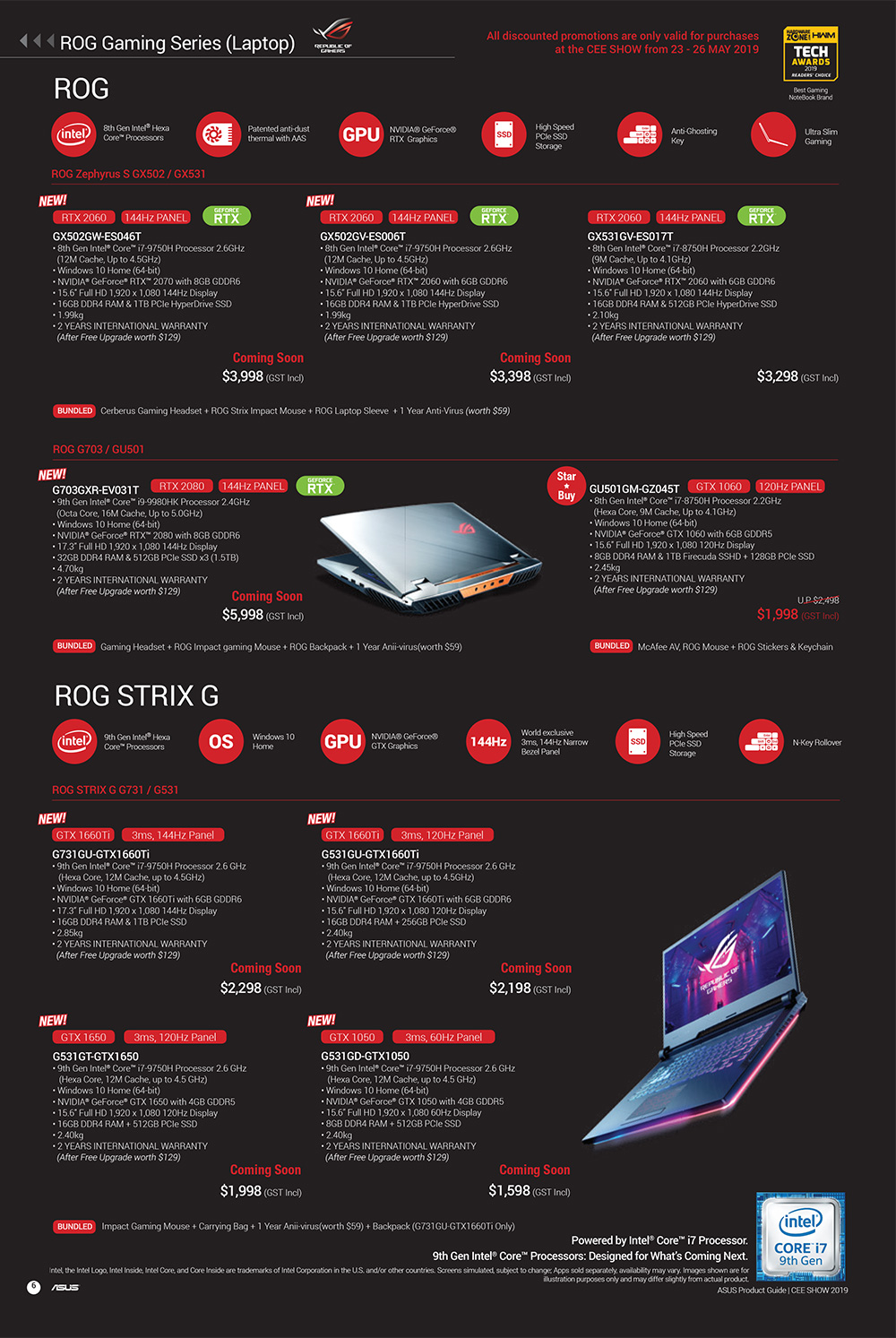 ASUS Product Guide - Pg 06 Brochures from CEE 2019 on Tech Show Portal ...