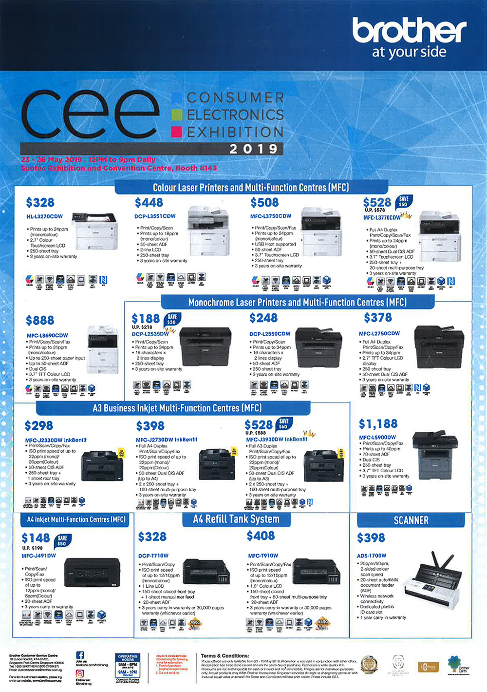 Brother - Printers Brochures from CEE 2019 on Tech Show Portal ...