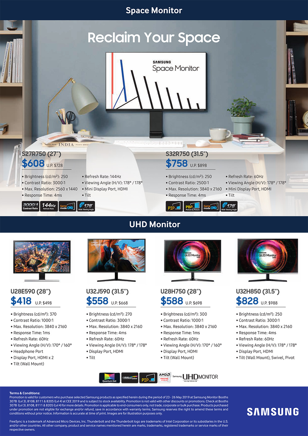 Samsung Monitors - pg 4 Brochures from CEE 2019 on Tech Show Portal ...