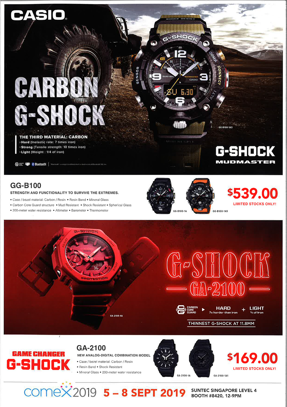 Casio - page 1 Brochures from COMEX 2019 Singapore on Tech Show Portal ...
