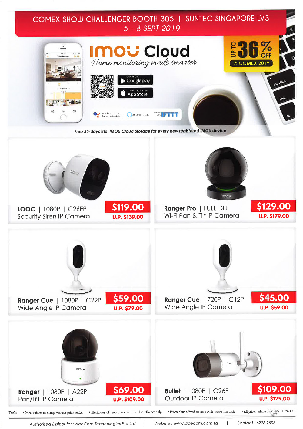 Imou Brochures from COMEX 2019 Singapore on Tech Show Portal ...