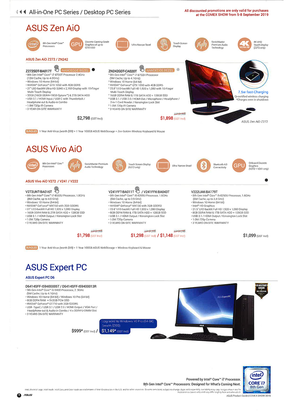 ASUS desktops - page 1 Brochures from COMEX 2019 Singapore on Tech Show ...