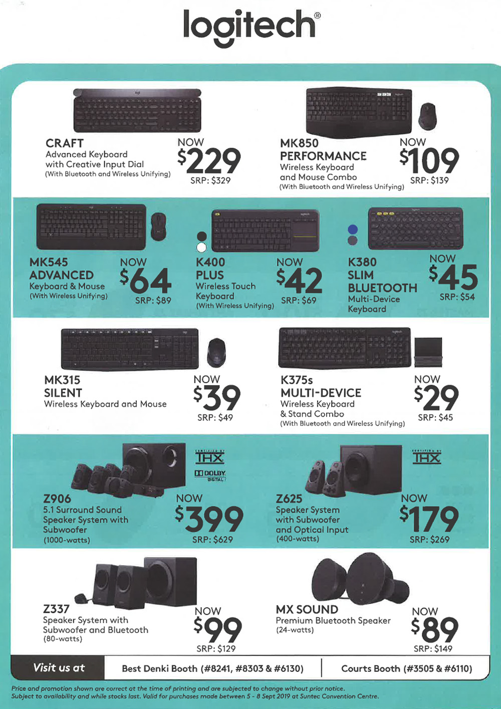 Logitech - page 3 Brochures from COMEX 2019 Singapore on Tech Show ...