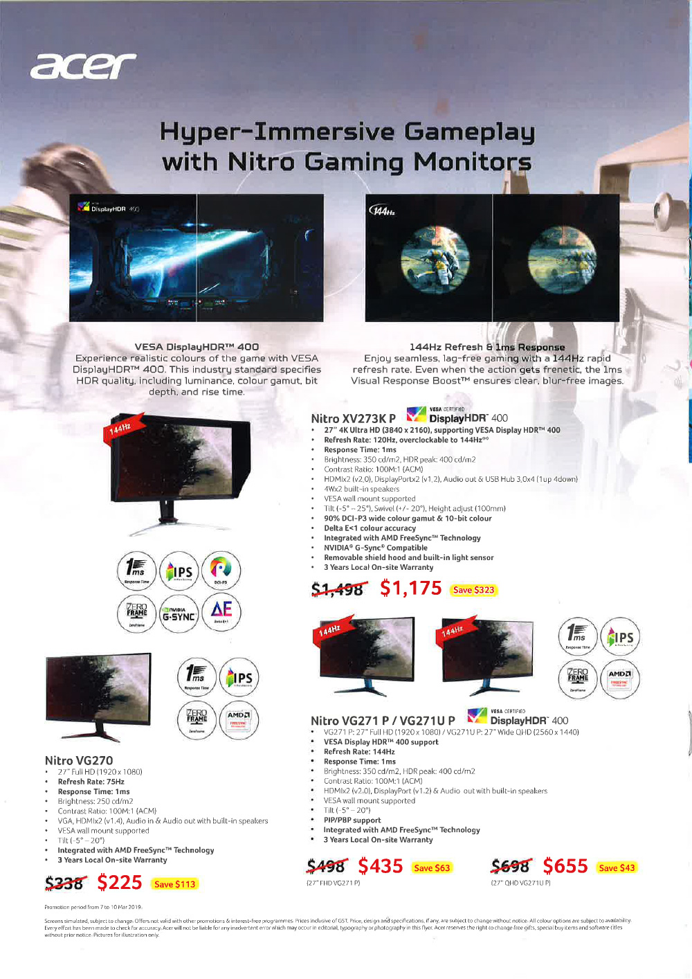 Acer monitors - page 1 Brochures from IT Show 2019 Singapore on Tech ...