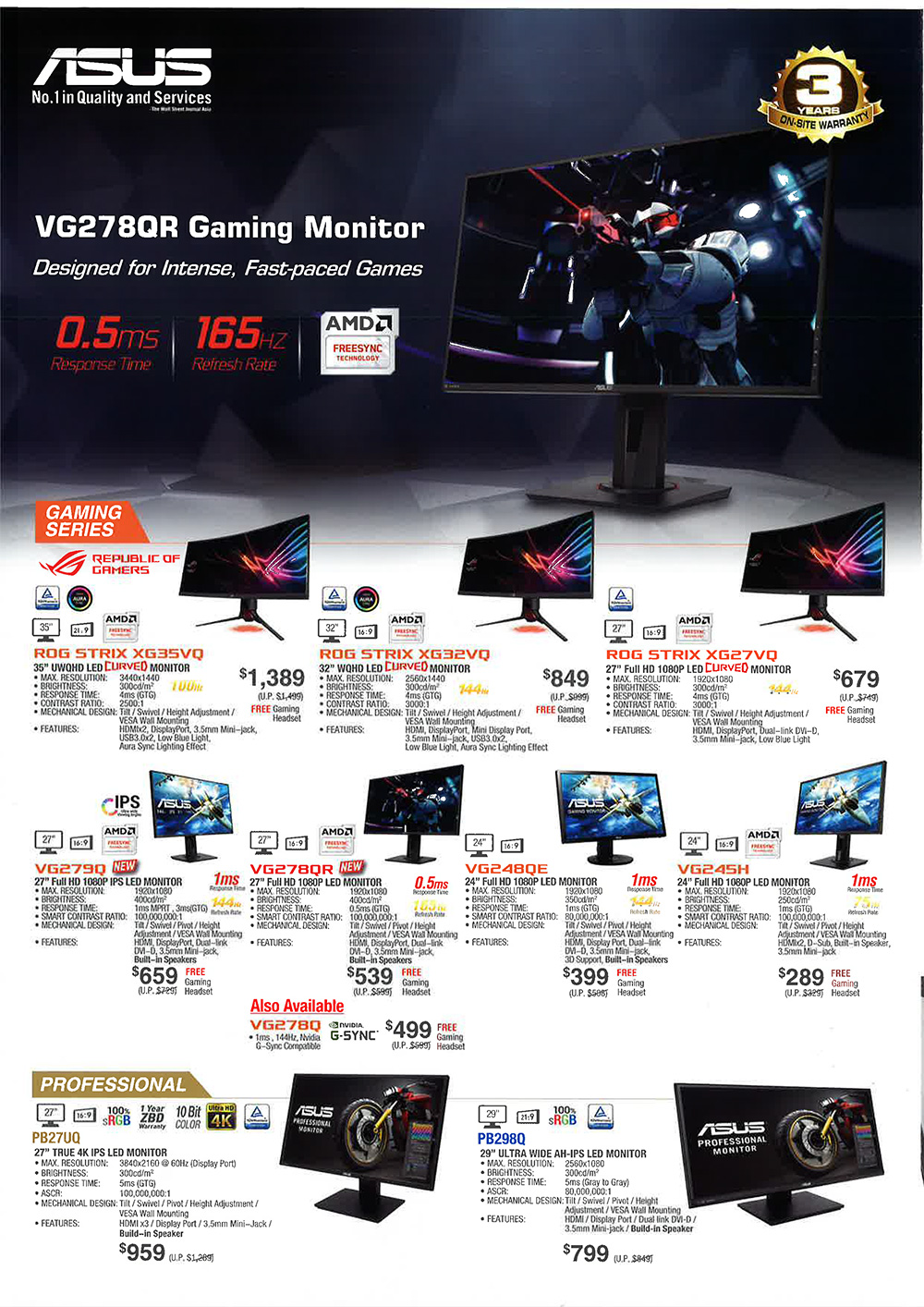 ASUS monitors - page 2 Brochures from IT Show 2019 Singapore on Tech ...