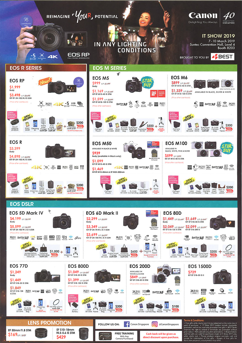 Canon cameras - page 1 Brochures from IT Show 2019 Singapore on Tech ...