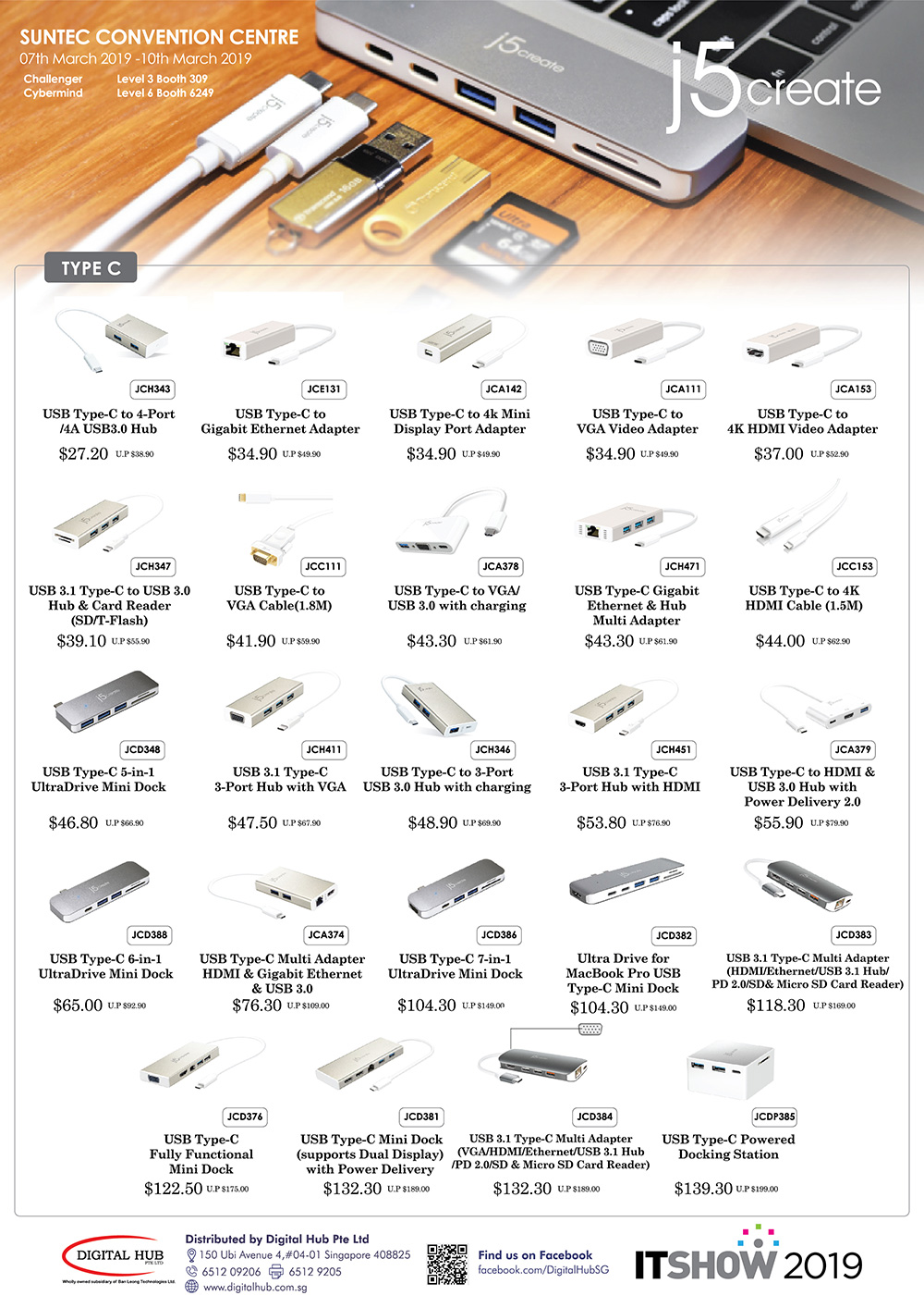 J5 Create - page 2 Brochures from IT Show 2019 Singapore on Tech Show ...