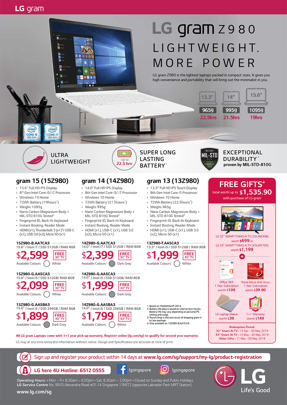 LG - Pg 4 Brochures from IT Show 2019 Singapore on Tech Show Portal ...