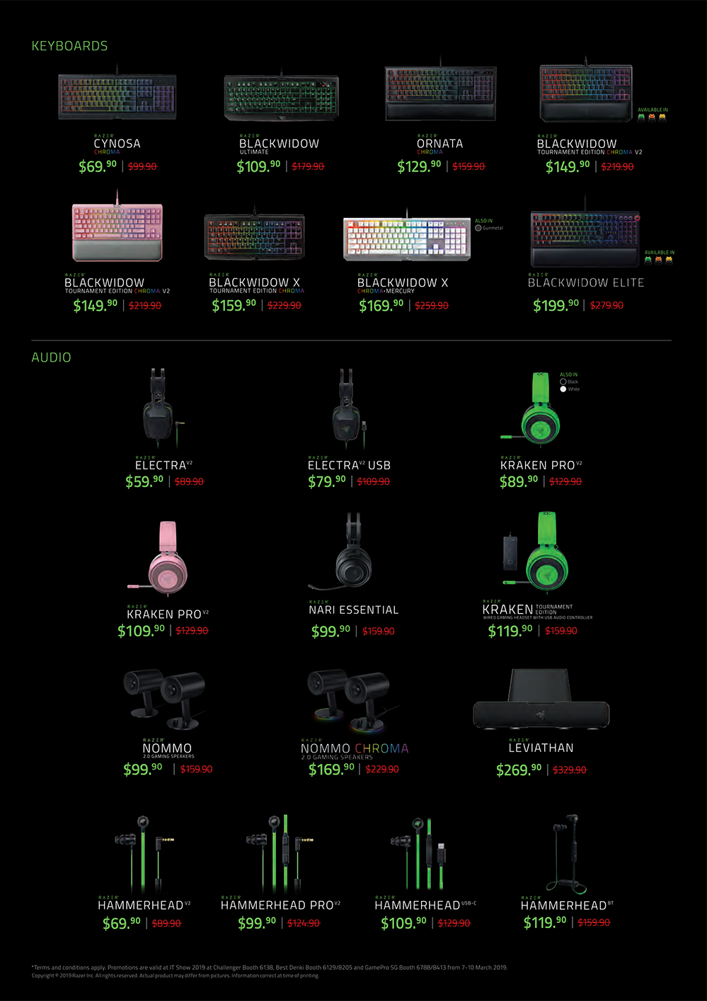Razer- Pg 4 Brochures from IT Show 2019 Singapore on Tech Show Portal ...