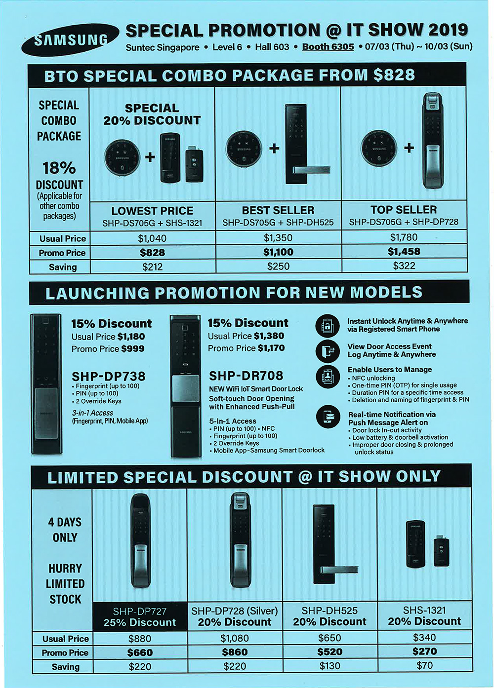 Samsung smart door lock - Pg.2 Brochures from IT Show 2019 Singapore on ...