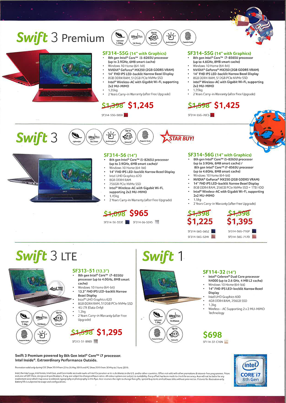 Acer notebooks - page 3 Brochures from PC Show 2019 on Tech Show Portal ...