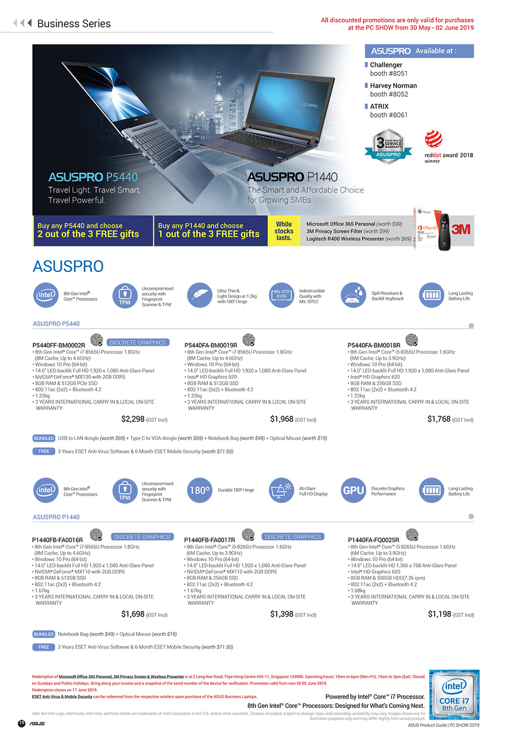 Asus Product Guide - Pg 02 Brochures from PC Show 2019 on Tech Show ...