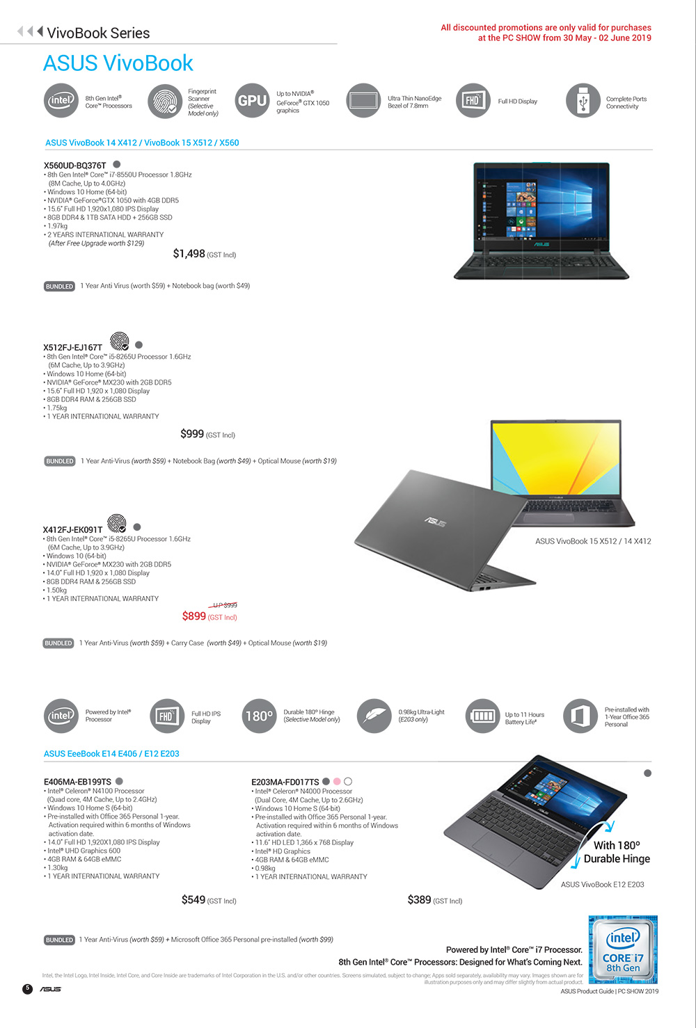 Asus Product Guide - Pg 07 Brochures from PC Show 2019 on Tech Show ...