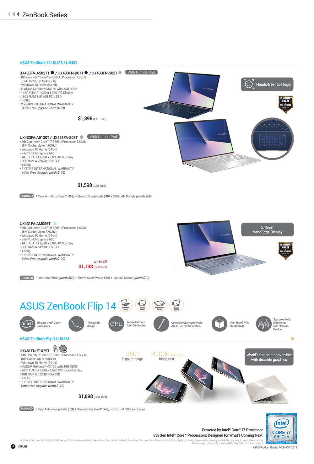 Asus Product Guide - Pg 09 Brochures from PC Show 2019 on Tech Show ...