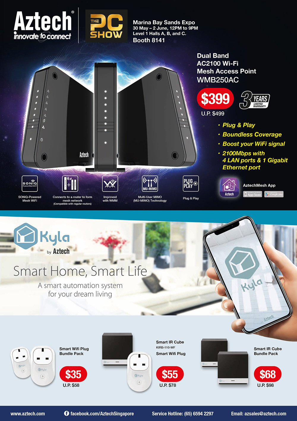 Aztech - page 1 Brochures from PC Show 2019 on Tech Show Portal ...